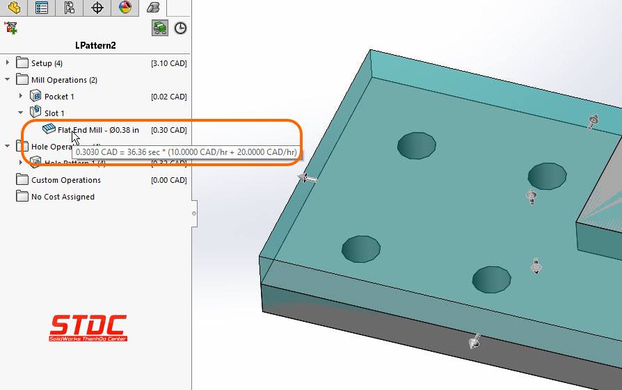 SOLIDWORKS COSTING – Tính toán chi phí, thời gian gia công chi tiết ...